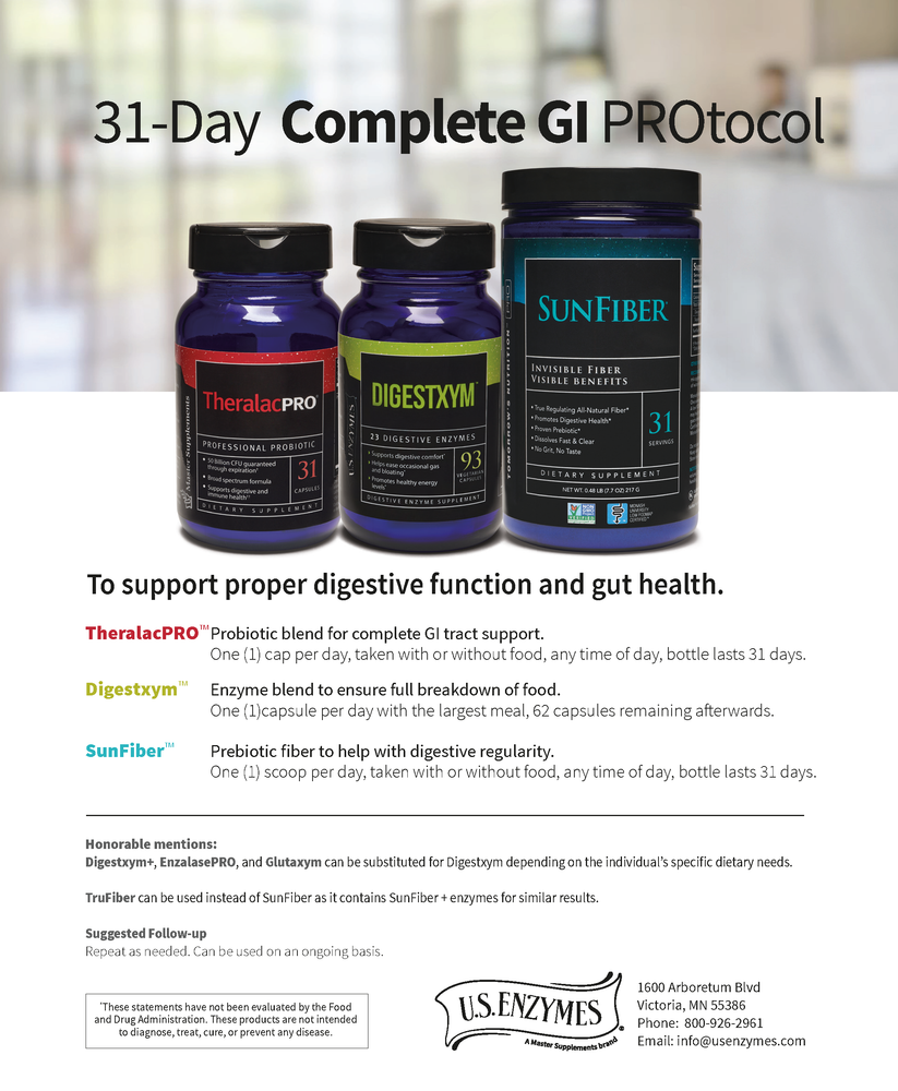 31-Day Complete GI PROtocol – U.S. Enzymes